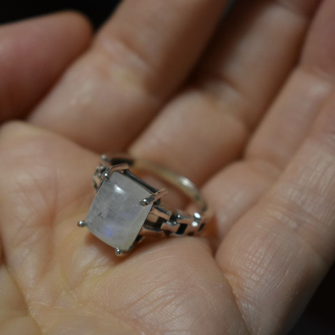 Inele din Argint 925 cu Pietre semipretioase Naturale – www.FrumIndia ...